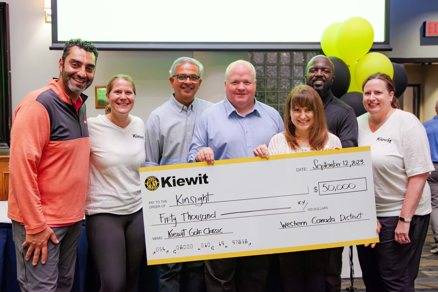 Kinsight benefits from Kiewit's kindness - Kinsight